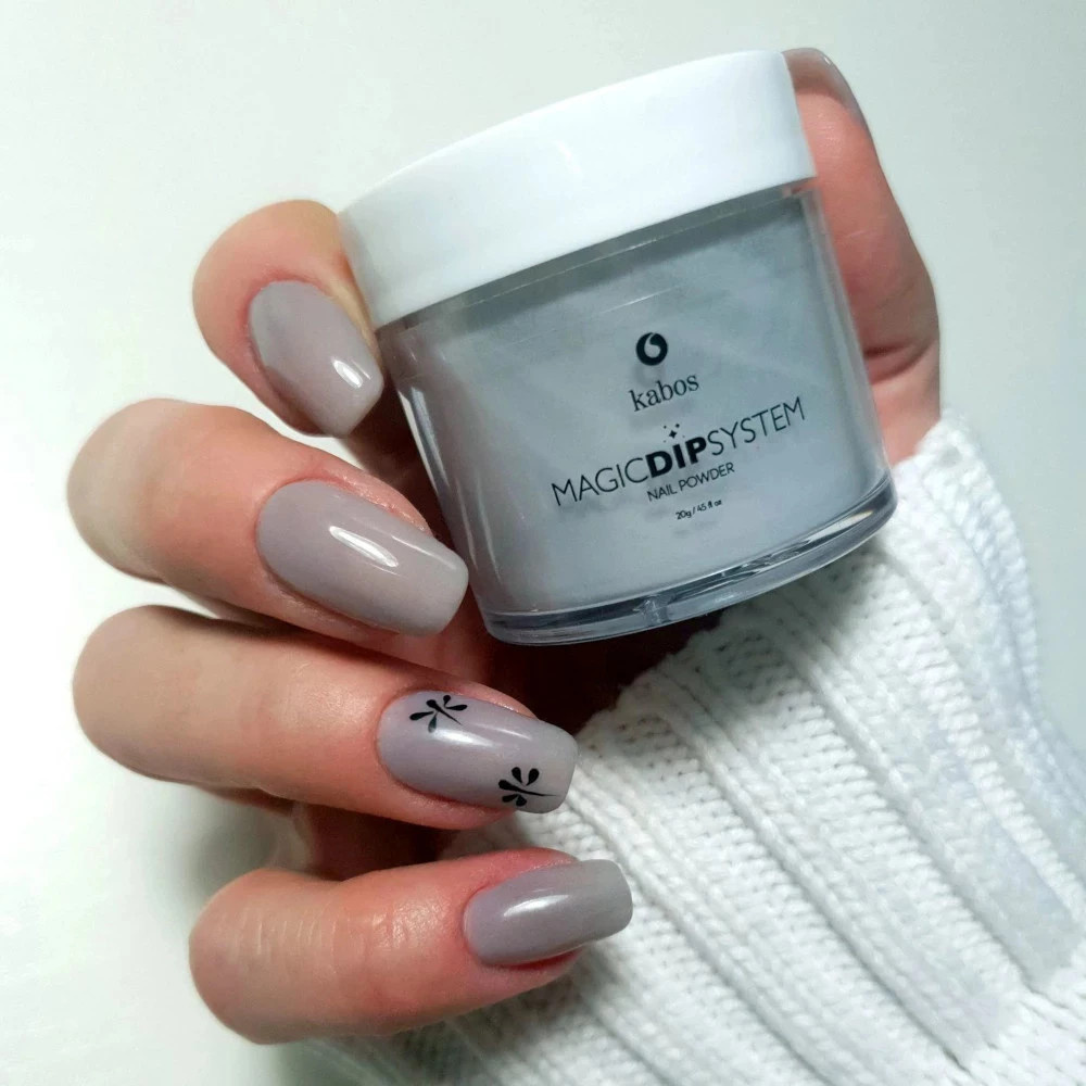 Szary puder tytanowy Magic Dip System 19 Stone